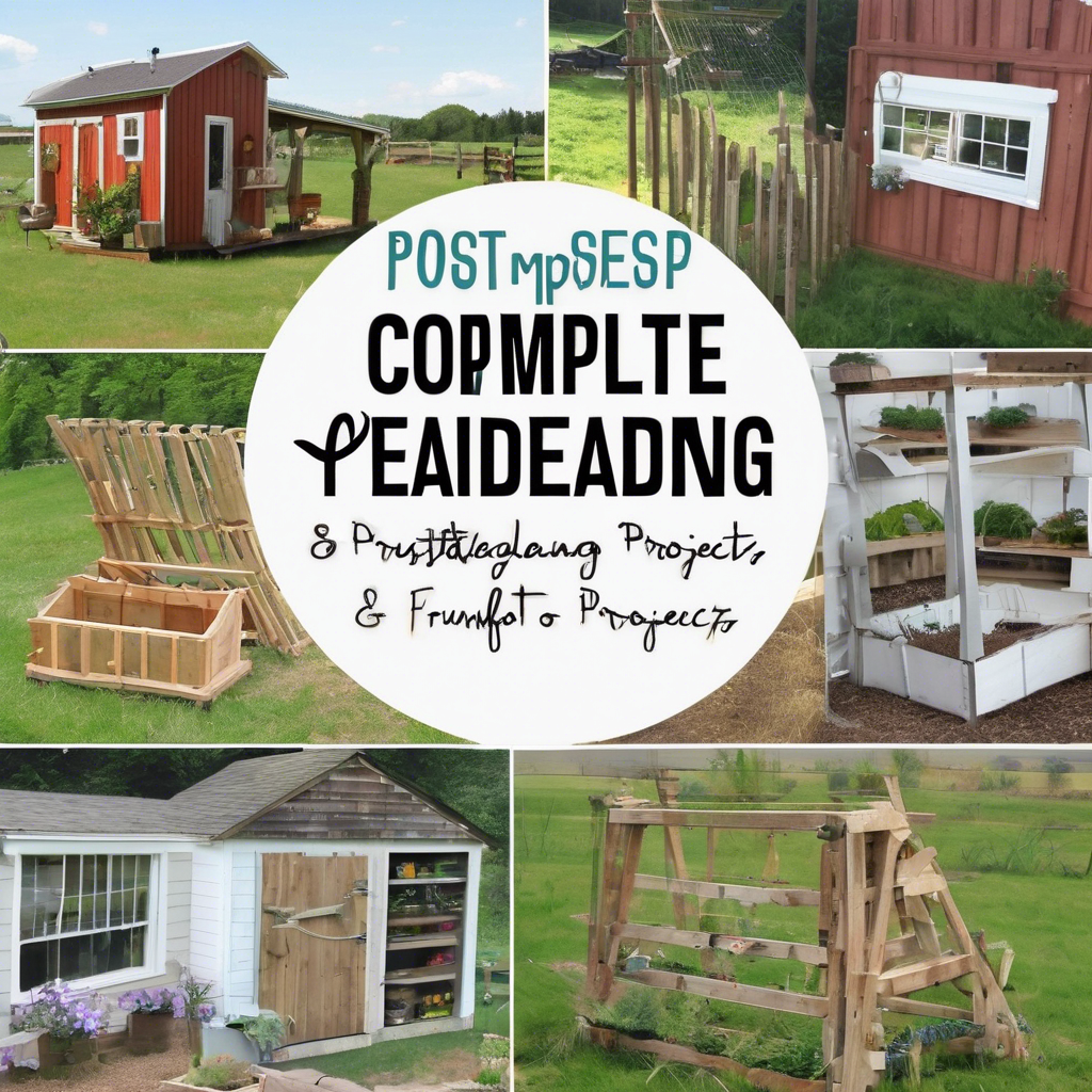 Complete Guide to DIY Homesteading Projects - Self-Sufficiency & Frugal Living