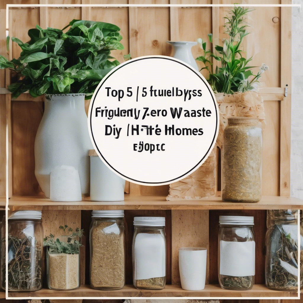 Top 5 DIY Eco-Friendly Projects for Zero-Waste Homes - Self-Sufficiency ...