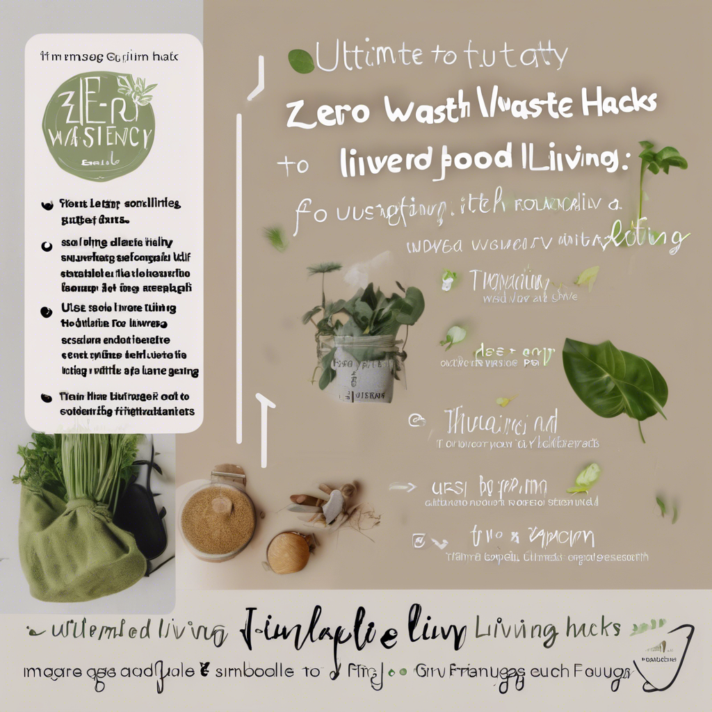 Ultimate Guide to Zero-Waste Living Hacks - Self-Sufficiency & Frugal ...
